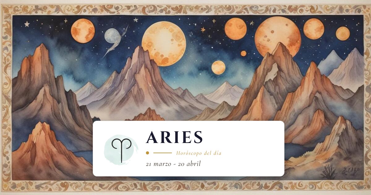 Horóscopo de hoy de Aries: Predicciones Diarias
